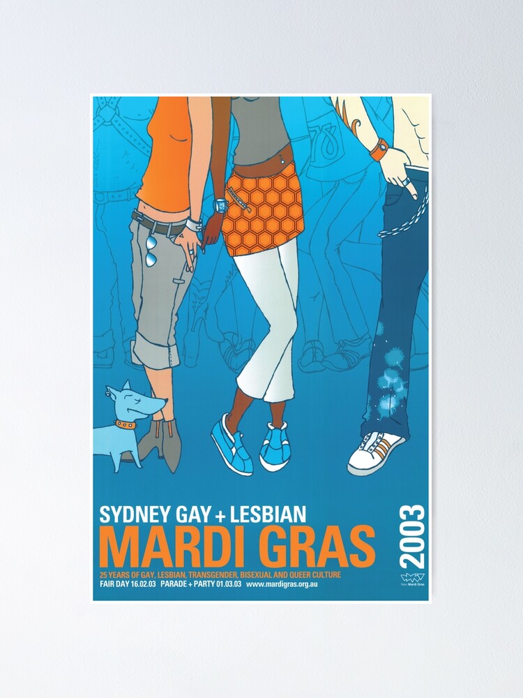 "2003 Sydney Gay & Lesbian Mardi Gras Key Art" Poster by ...