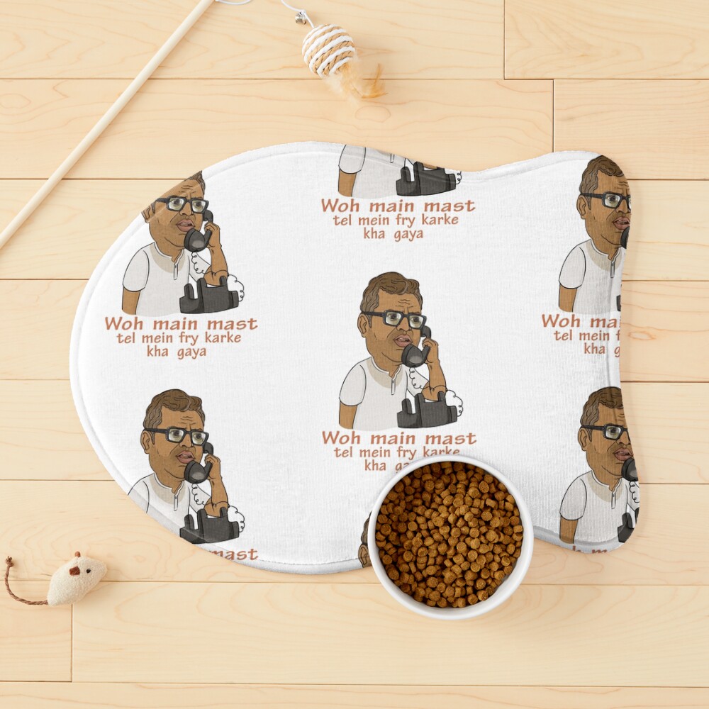 "Baburao - Fry Karke Kha Gaya" Sticker for Sale by Insipred | Redbubble