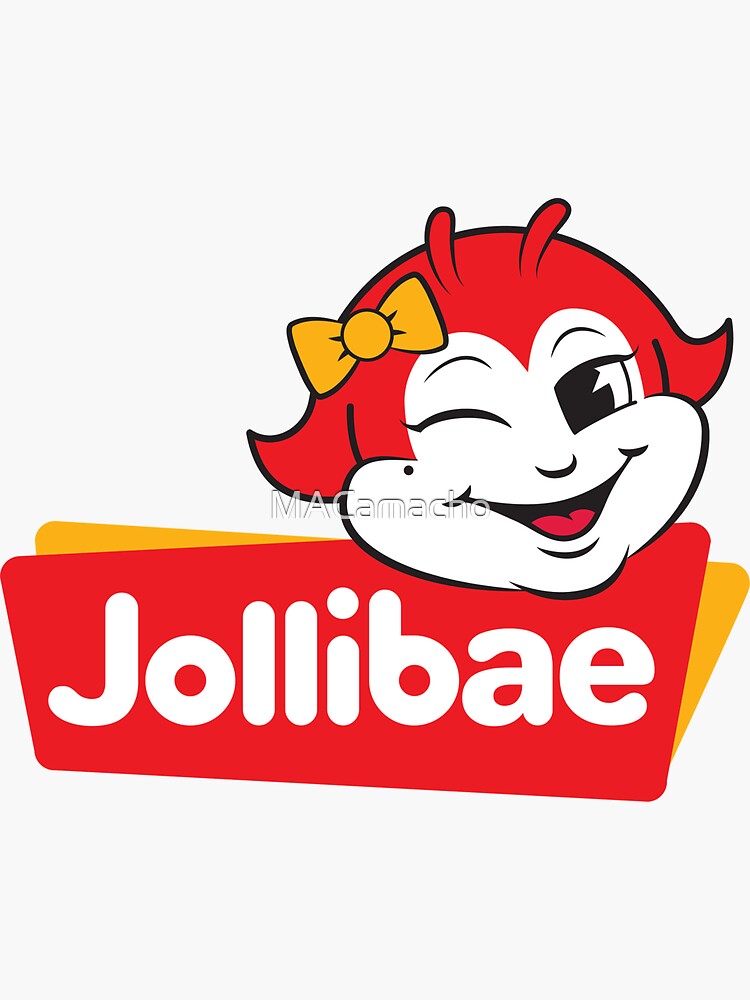 "Jollibae" Sticker for Sale by MACamacho | Redbubble