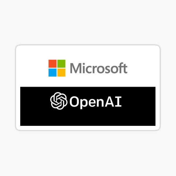 Microsoft Openai Chatgpt Ai Sticker Sticker For Sale By Developerfriday Redbubble