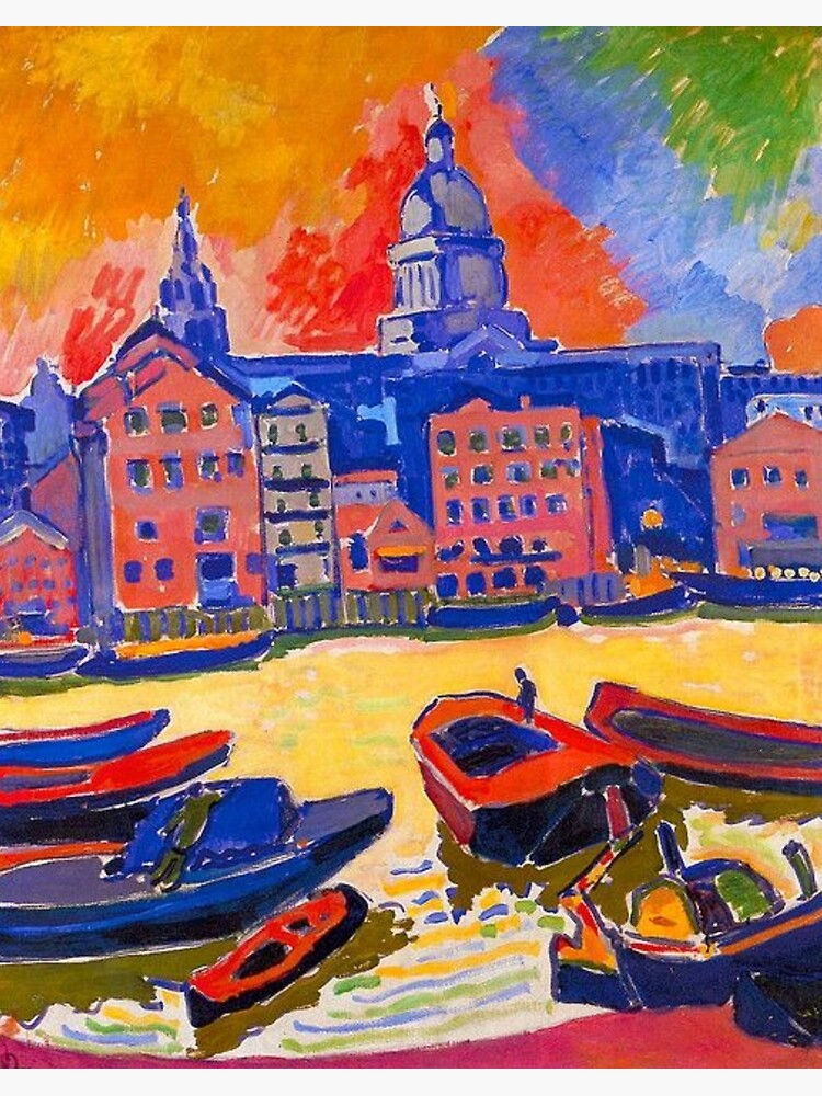 " London: St. Paul's Cathedral seen from the Thames, 1906 Andre Derain ...