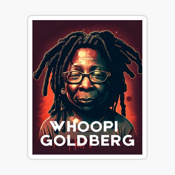 "Whoopi Goldberg" Sticker for Sale by Tropium-Designs | Redbubble