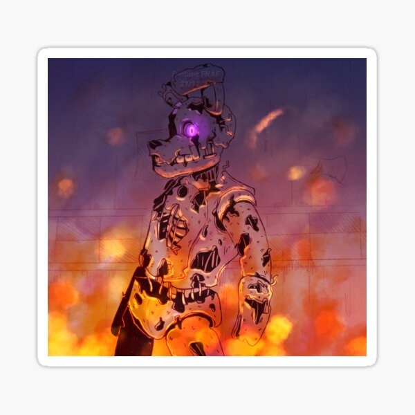 "Springtrap" Sticker by Funtime-FNAF | Redbubble