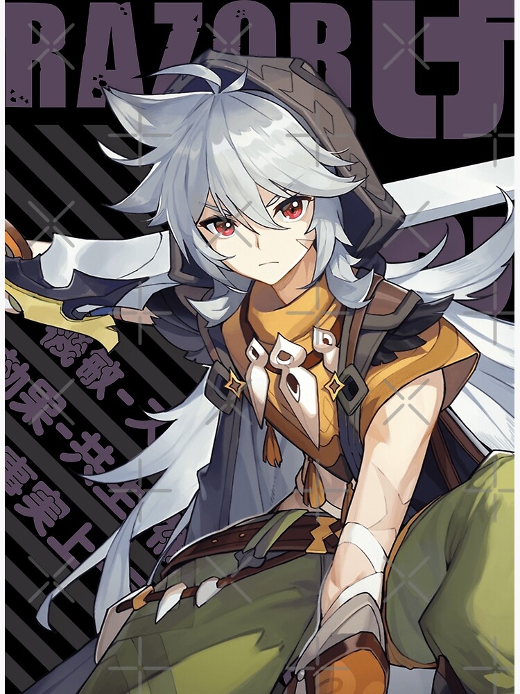 Genshin Impact - Razor Premium Matte Vertical Poster sold by Claire ...