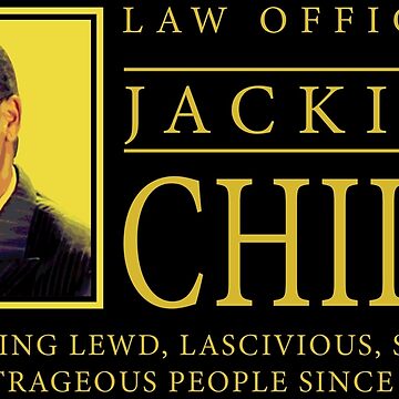 "Law Offices of Jackie Chiles" Sticker for Sale by alhern67 | Redbubble