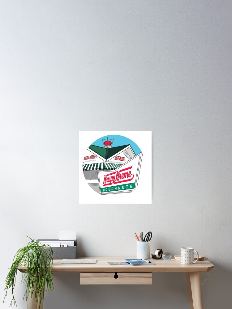 "Krispy Kreme Heritage - Fan Art" Poster for Sale by Angela Wolowitz ...
