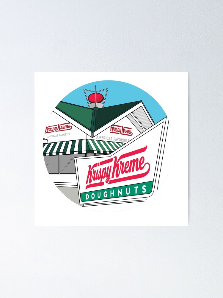 "Krispy Kreme Heritage - Fan Art" Poster for Sale by Angela Wolowitz ...