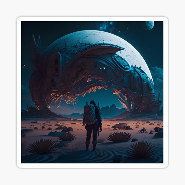 "A Journey Through the Multiverse" Sticker for Sale by aiartdirection ...