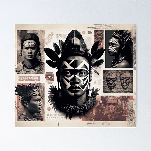 "Maori People Collage" Poster for Sale by Conhuir | Redbubble