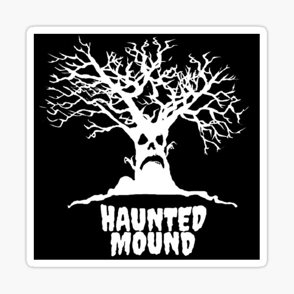 "haunted mound" Sticker for Sale by lazzy-artist | Redbubble