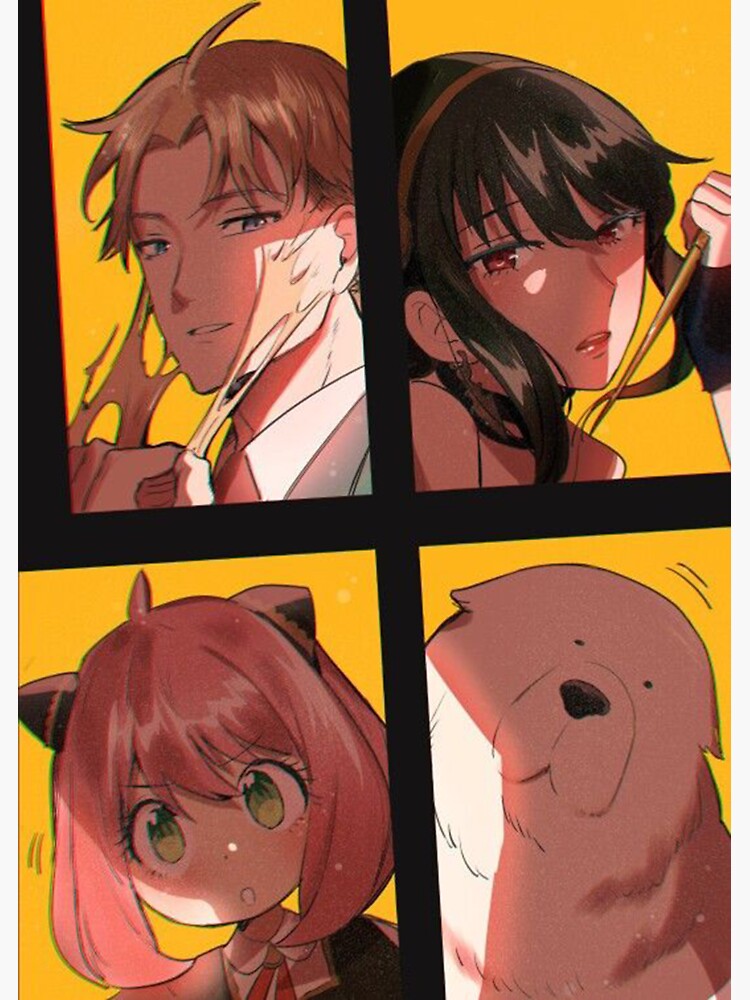 "SPY X FAMILY SUPER AGENT" Sticker for Sale by Nachosbuenos | Redbubble