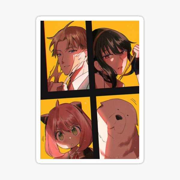 "SPY X FAMILY SUPER AGENT" Sticker for Sale by Nachosbuenos | Redbubble