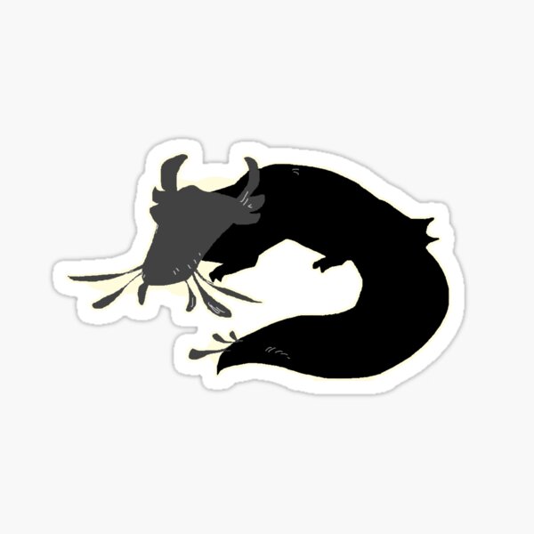 "Black Lizard (Rain world)" Sticker for Sale by warriorcats35 | Redbubble