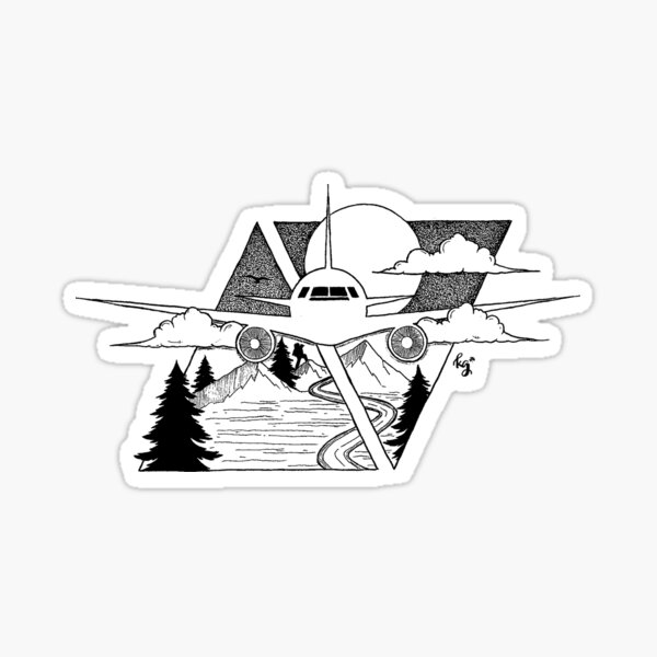 "Fly Over States" Sticker for Sale by irishkate | Redbubble