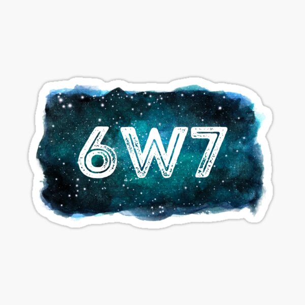 "Enneagram Type 6w7 Galaxy Series" Sticker for Sale by EnneagramPearl ...