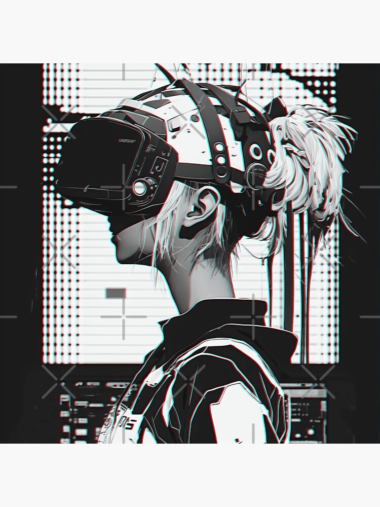 "Futures Future VR - Retro Kawaii Anagraphy" Sticker for Sale by ...