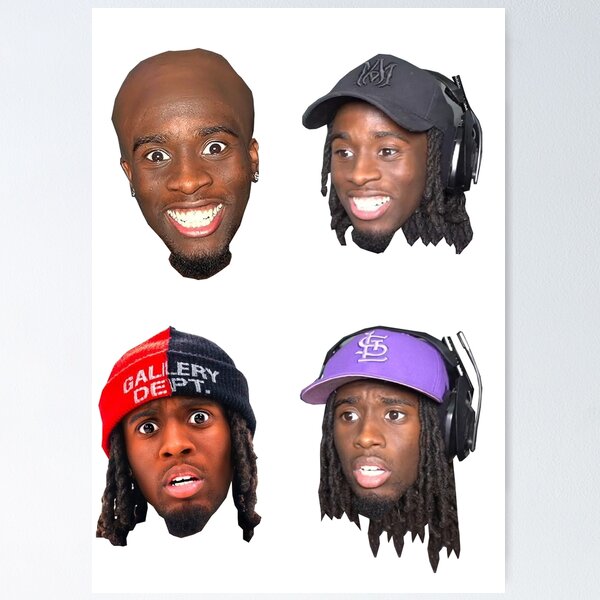 "Kai Cenat Rizz pack" Poster for Sale by POPCulturejb | Redbubble