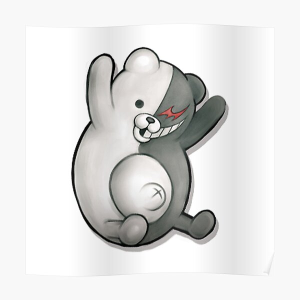"Monokuma - "WEEEE"" Poster for Sale by sophiemonie | Redbubble
