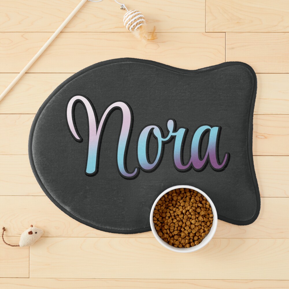 "Nora Name in Cool Colors and Script Lettering " Sticker for Sale by ...