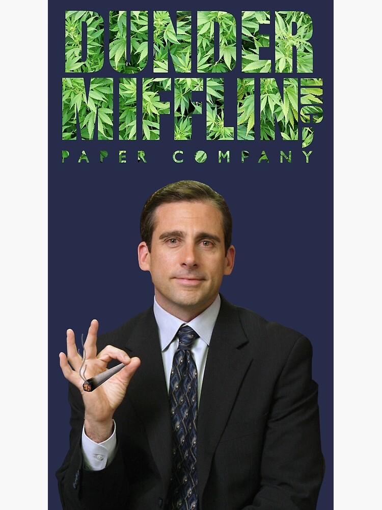 "michael scott weed " Art Print by astralfeather | Redbubble