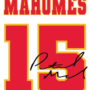 "Patrick Mahomes 15 Chiefs " Poster by fezztee | Redbubble