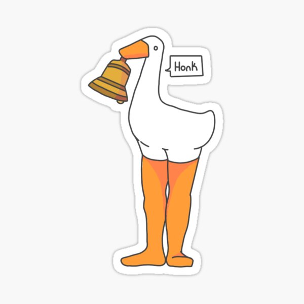 "Honk" Sticker for Sale by Wafflefox42 | Redbubble