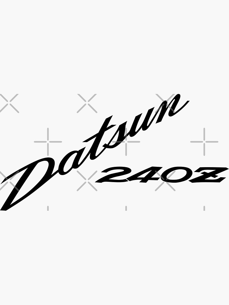 "Datsun 240Z" Sticker for Sale by ItsMeRuva | Redbubble