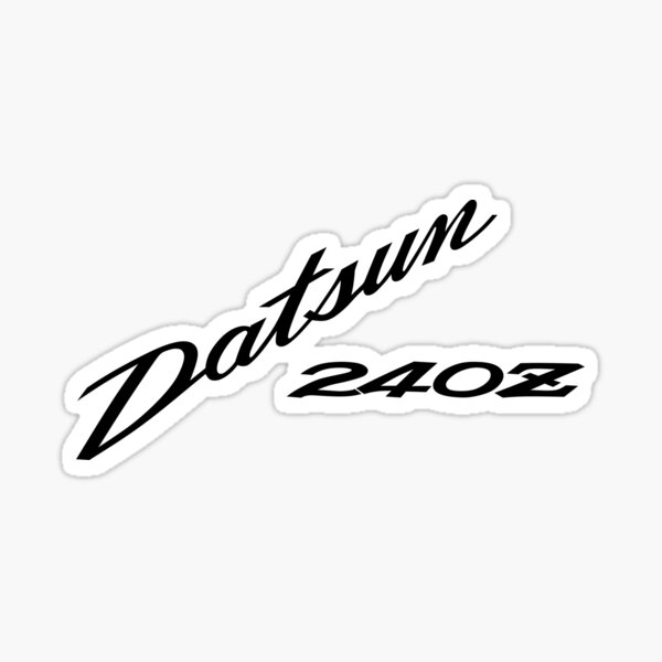 "Datsun 240Z" Sticker for Sale by ItsMeRuva | Redbubble