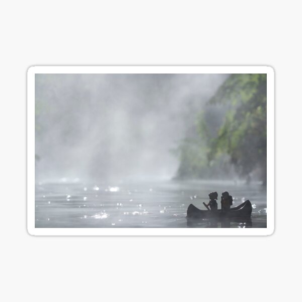 "TLB canoeing in hot pools in New Zealand" Sticker by legobackpacker ...