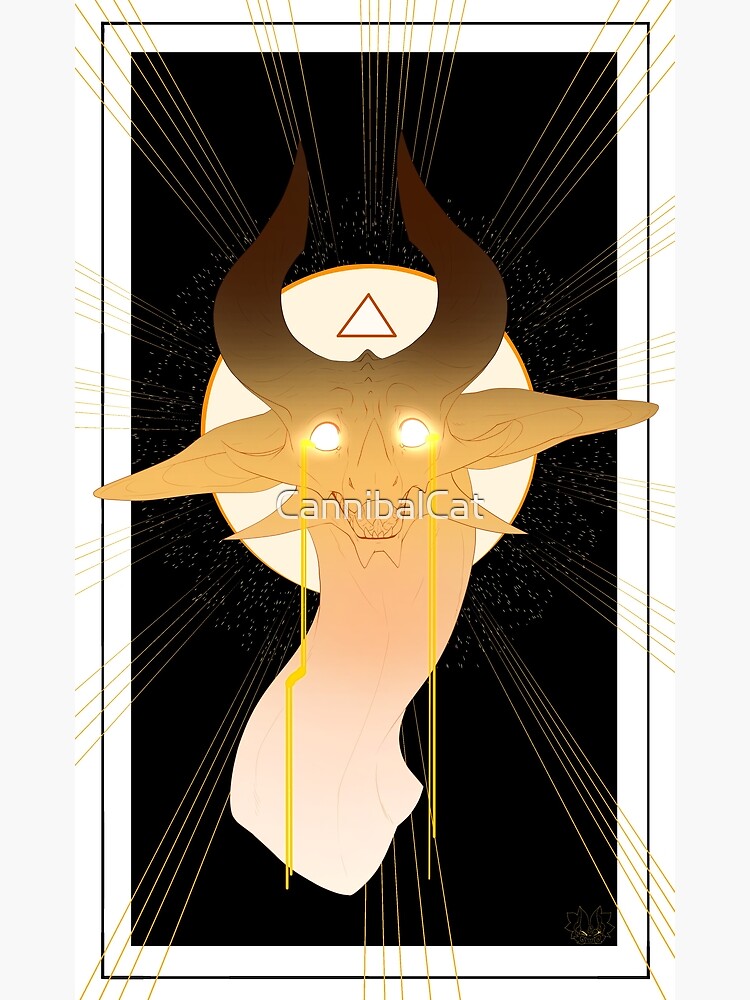 "Crying God" Art Print by CannibalCat | Redbubble