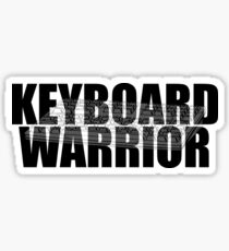 Keyboard Warrior Stickers | Redbubble