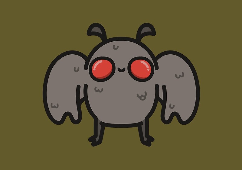 "Cute mothman" by KnuckersHollow | Redbubble