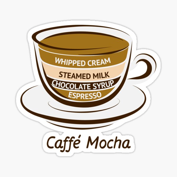 "Caffe Mocha" Sticker for Sale by AAA-Ace | Redbubble