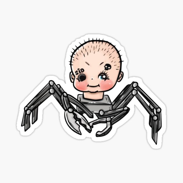 "Sid's Toy Kewpie" Sticker for Sale by GeneralAladeen | Redbubble