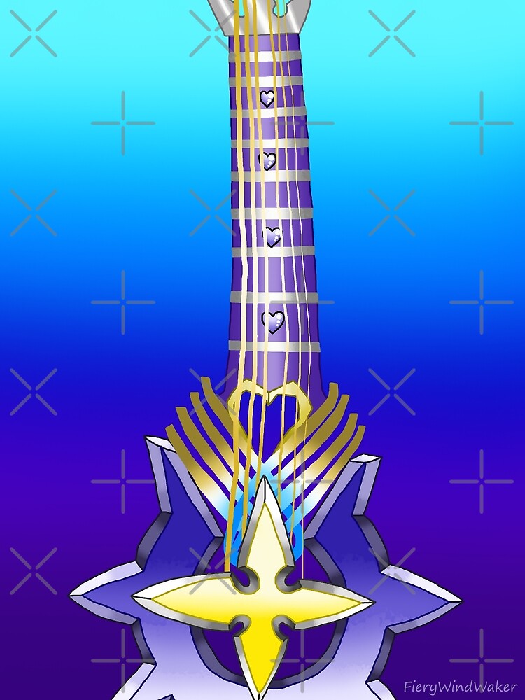 "Fusion Keyblade Guitar #103 - Saix's Claymore & Ultima Weapon" Art ...