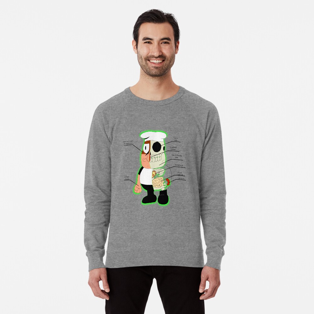 ""ANATOMY" Pizza Tower - Peppino" Sticker for Sale by SteliosRedB ...