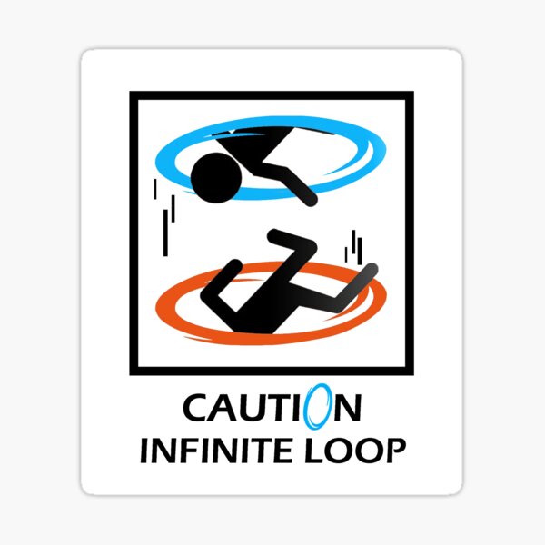 "Infinite Loop" Sticker by fantasylife | Redbubble