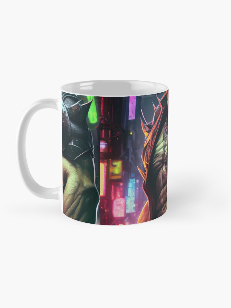 "Cyberpunk warhammer ork Wall art" Coffee Mug by Chrizz1990 | Redbubble