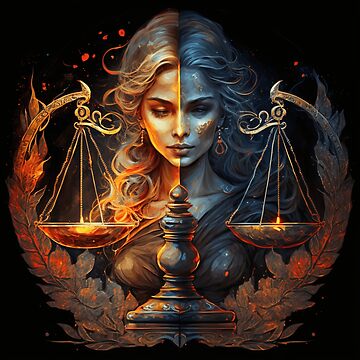 "Cool Zodiac Sign - Libra" Poster for Sale by PufuMiu | Redbubble