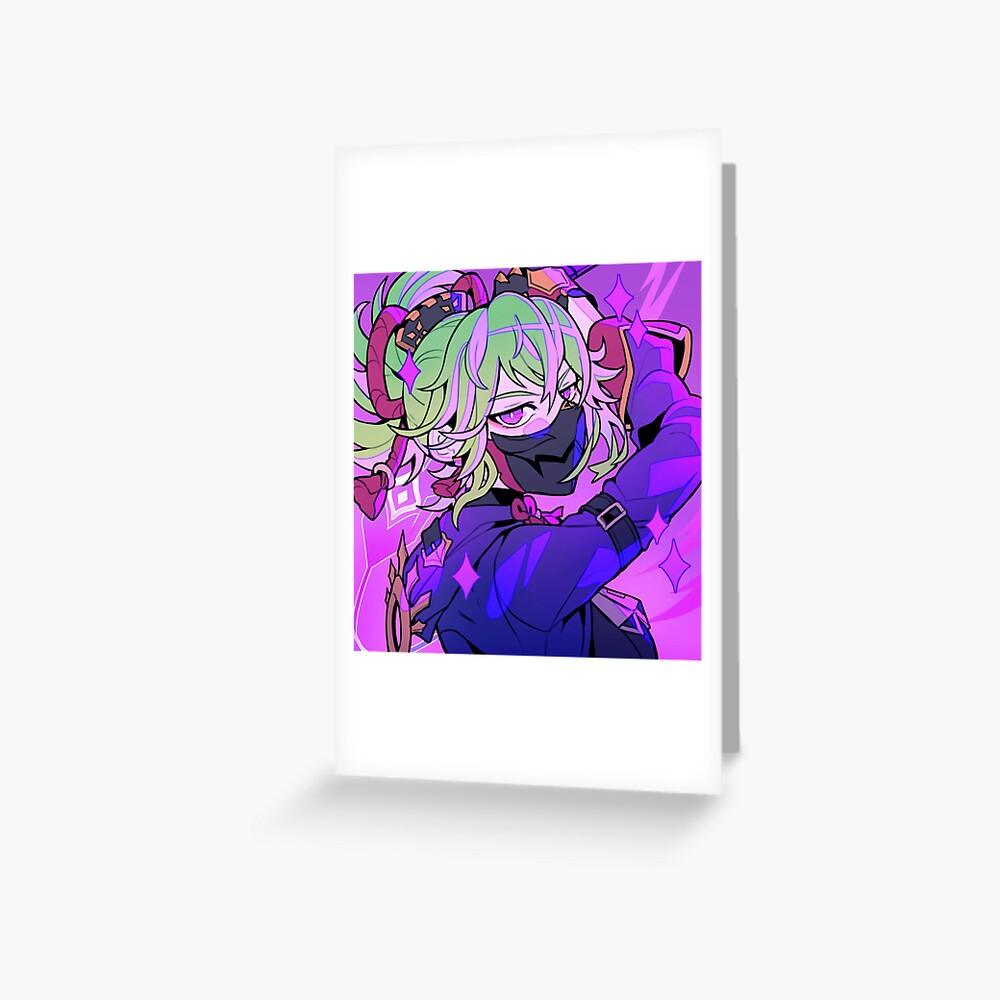 "Kuki Shinobu " Sticker for Sale by damare | Redbubble