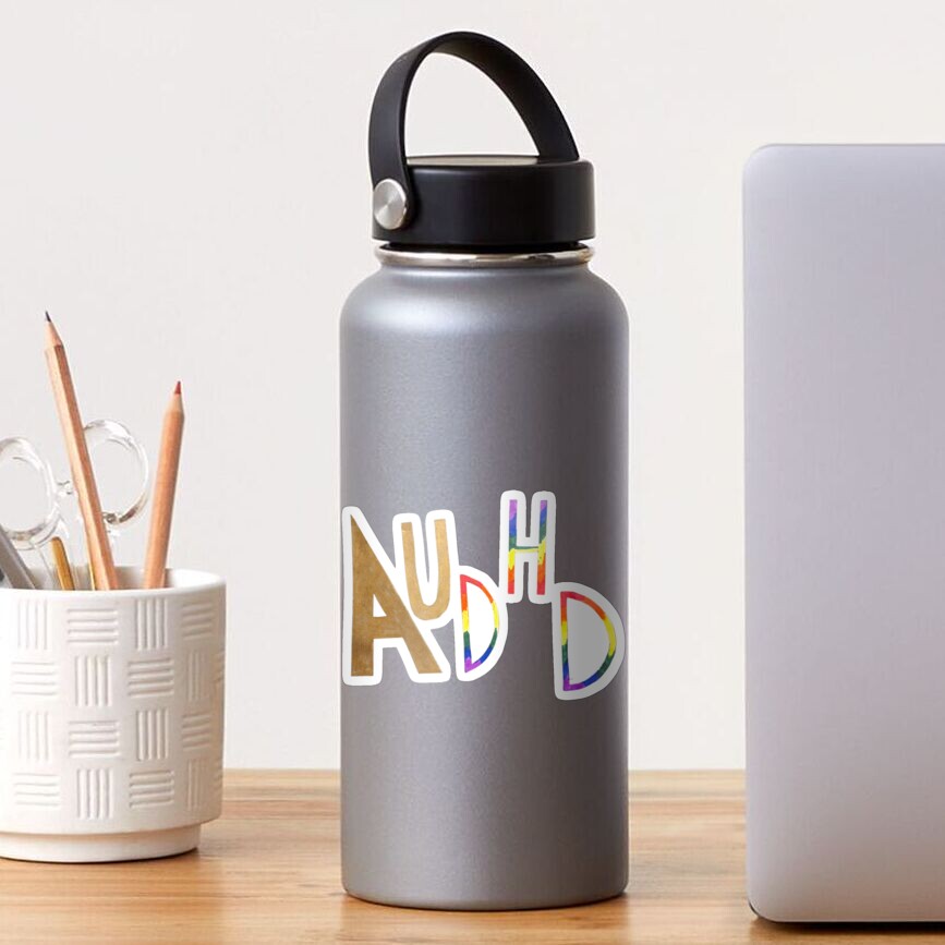 "AUDHD Pride" Sticker for Sale by VexatiousAuDHD | Redbubble