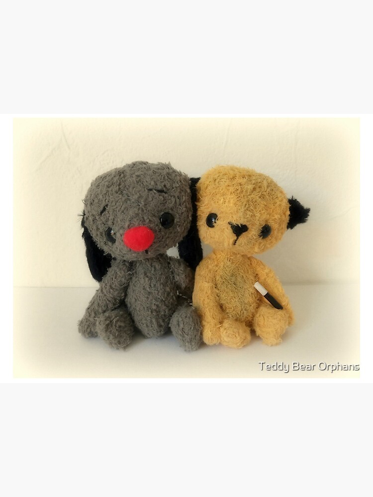 "'Sooty and Sweep'' Handmade bears from Teddy Bear Orphans" Art Board ...