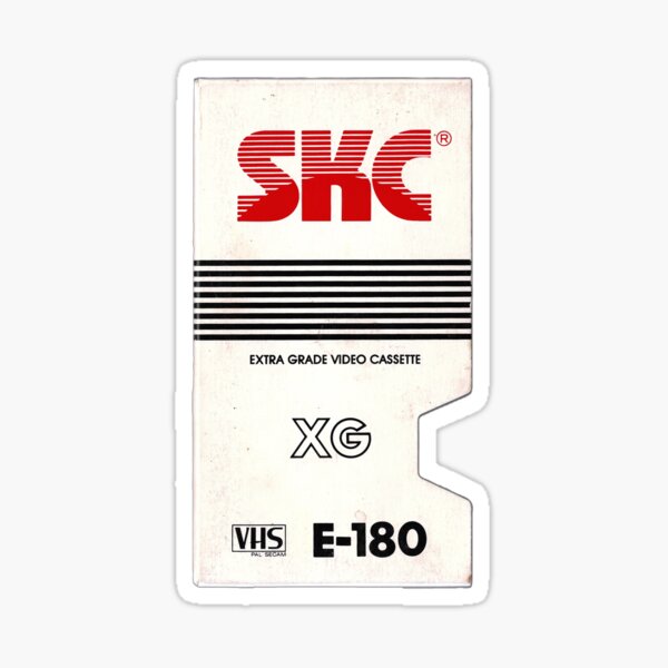 "VHS Cover SKC XG" Sticker for Sale by Linubidix | Redbubble
