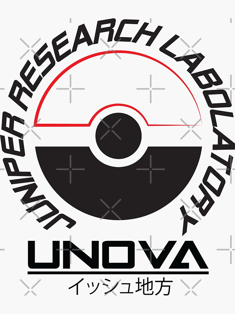 "Juniper Research Labolatory - Unova" Sticker for Sale by fantasylife ...