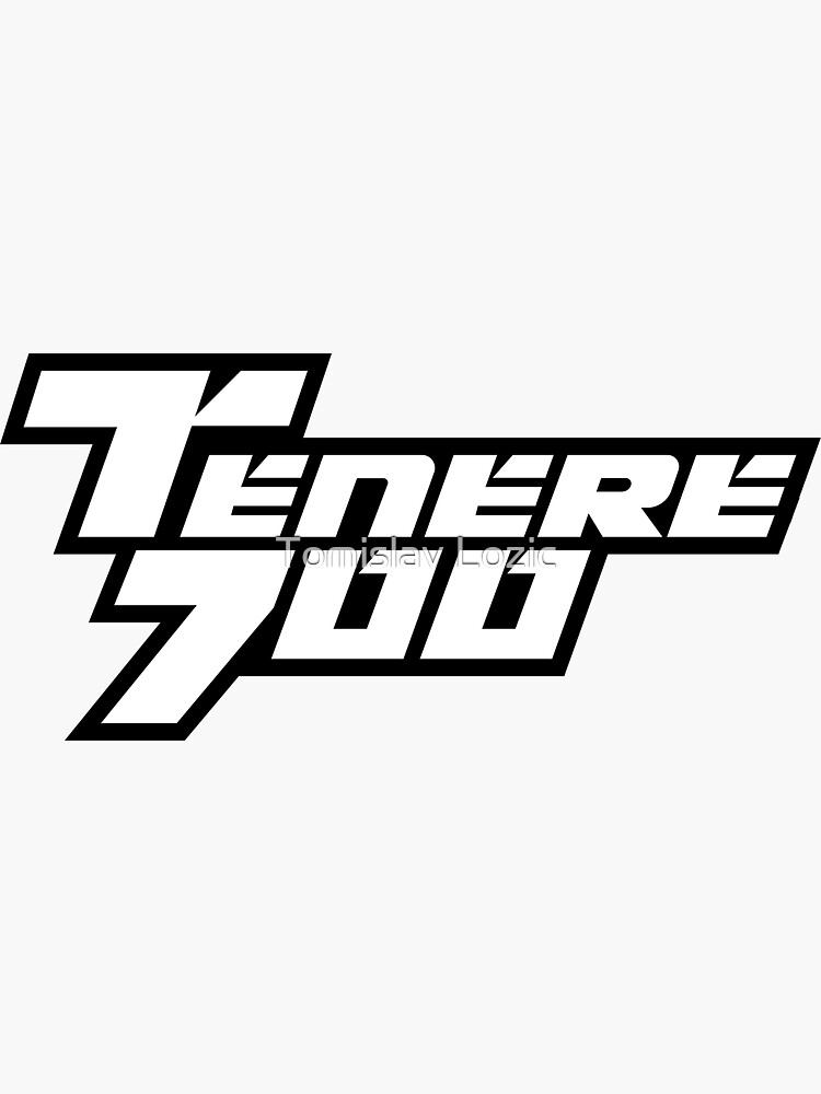 "Tenere 700 - T7" Sticker for Sale by Tlozic | Redbubble