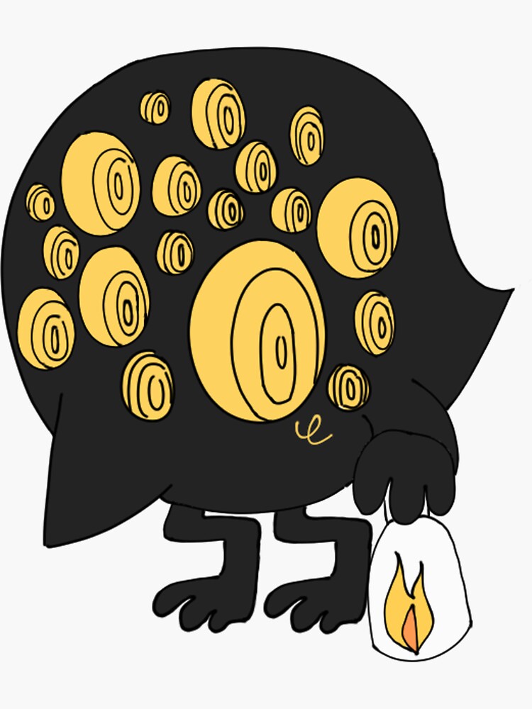 "Big Bird Lobotomy Corporation " Sticker for Sale by Tobarowna | Redbubble