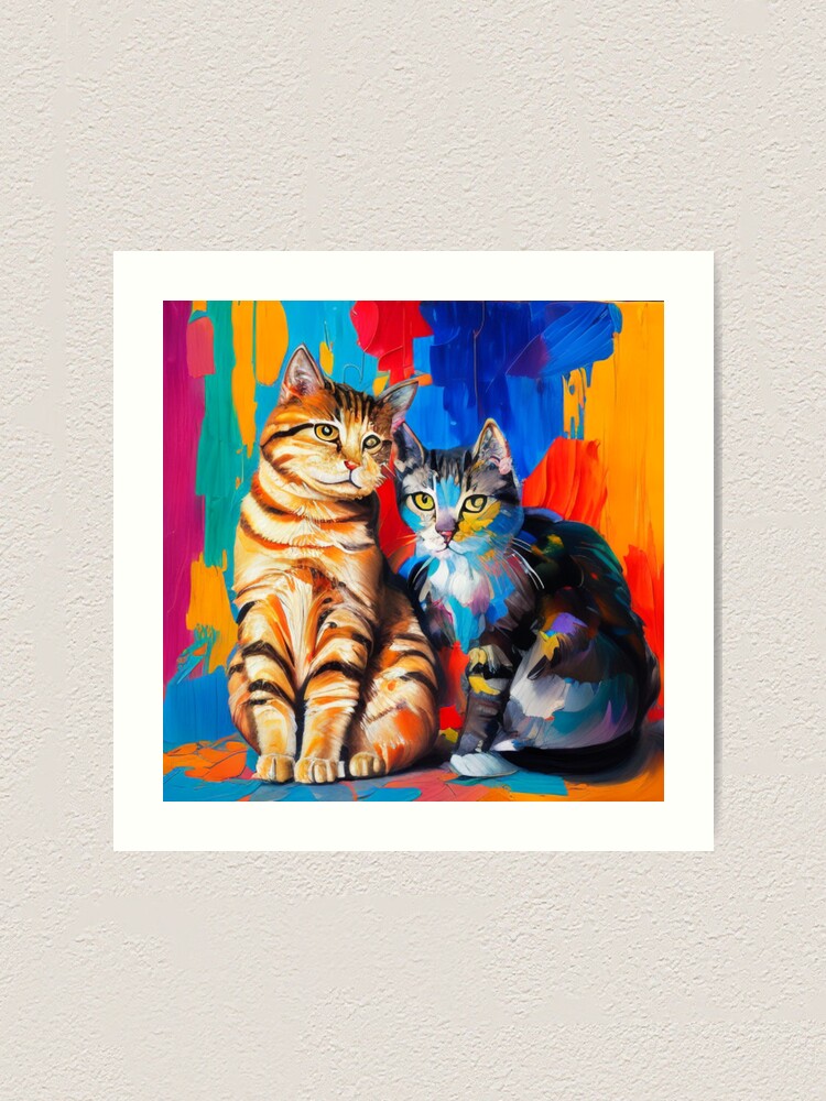 "cats love" Art Print for Sale by HOMEDESIGNPRINT | Redbubble