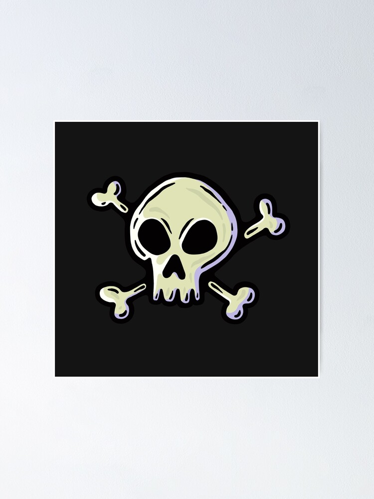 "Friendly skull" Poster for Sale by renatokolberg | Redbubble