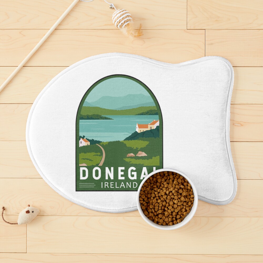 "Donegal Ireland Travel Retro Emblem" Sticker for Sale by ...