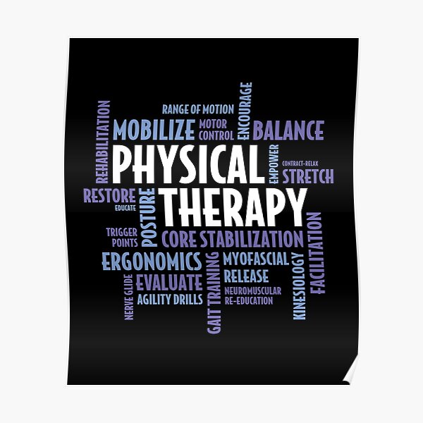 Physical Therapy Posters | Redbubble